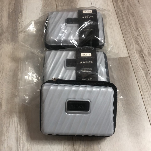 Tumi | Bags | Newtumi Mini Case Delta One Amenity Kit Grey | Poshmark